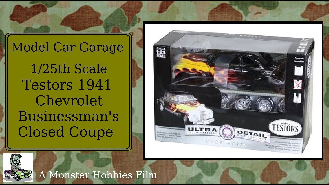 Model Car Garage - 1941 Chevrolet Coupe Model Kit by Testors - A Model ...