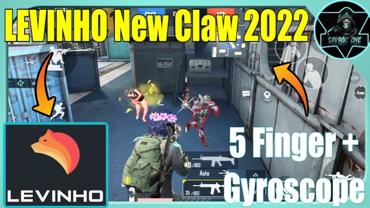 Levinho Claw Handcam and Sensitivity 😱| 5 Finger + Full Gyroscope ...