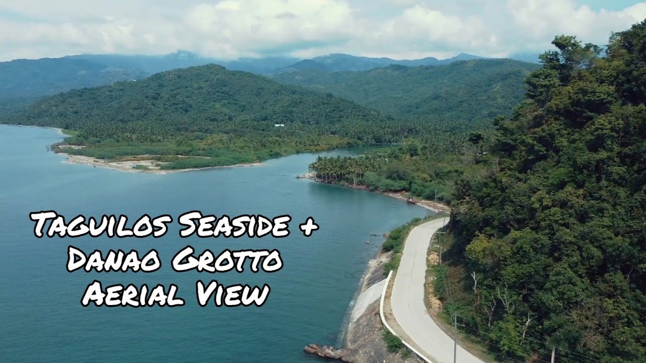 Sibuyan Island - Danao Grotto + Taguilos Seaside Aerial View - YouTube