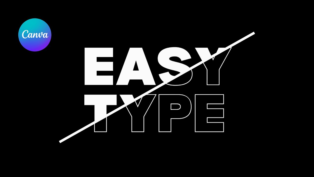 Create STUNNING Typography Text Effects in Canva FREE VERSION (Easy ...