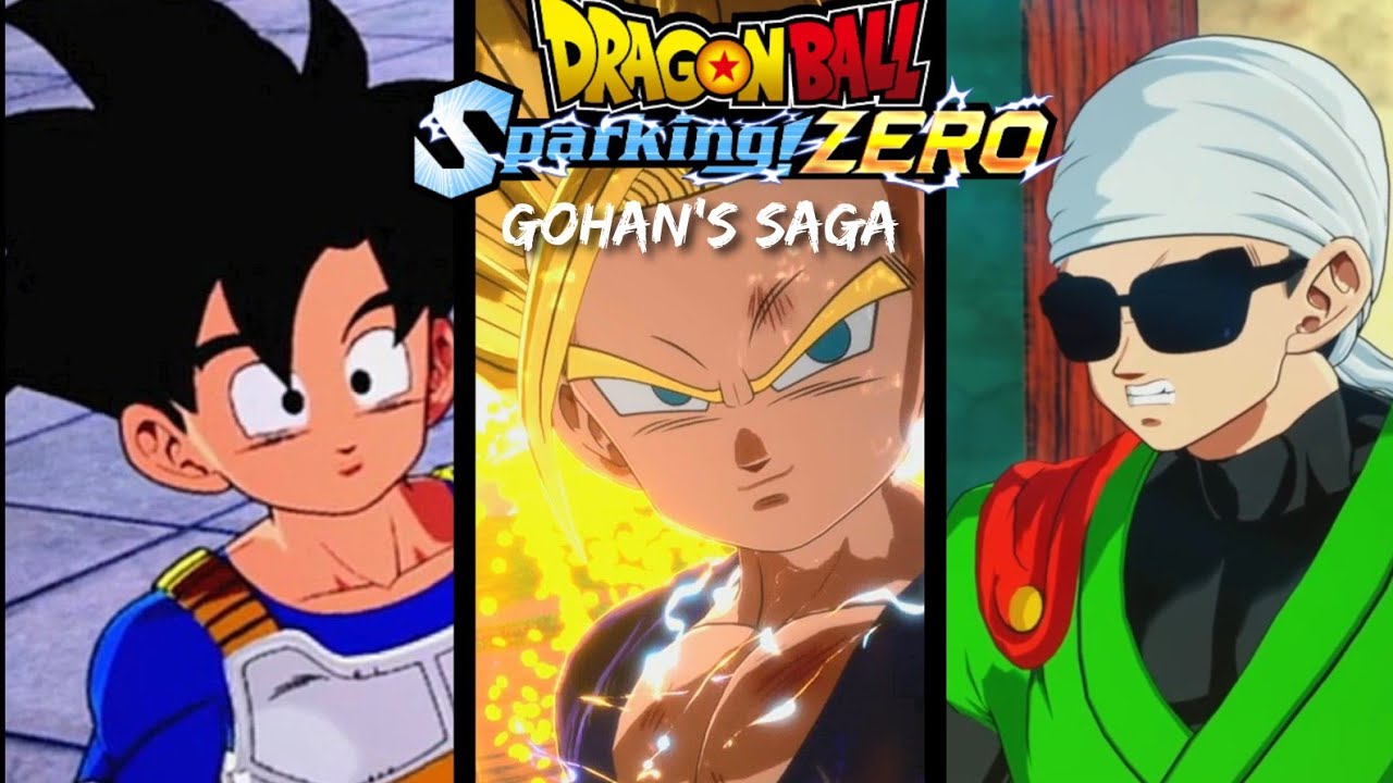 DRAGONBALL SPARKING ZERO - GOHAN SAGA CHAPTER 1,2,3 "Android/Cell Arc ...