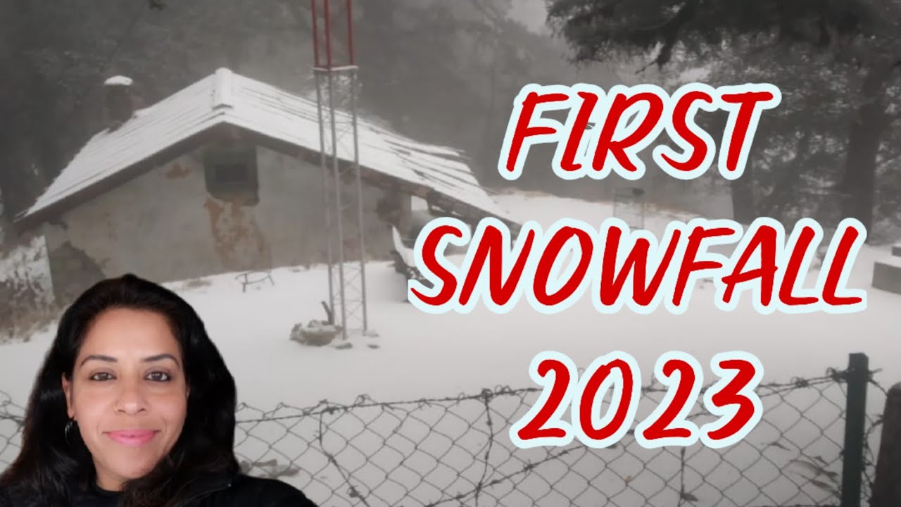 First Snowfall of The Year 2023 | Nainital - YouTube
