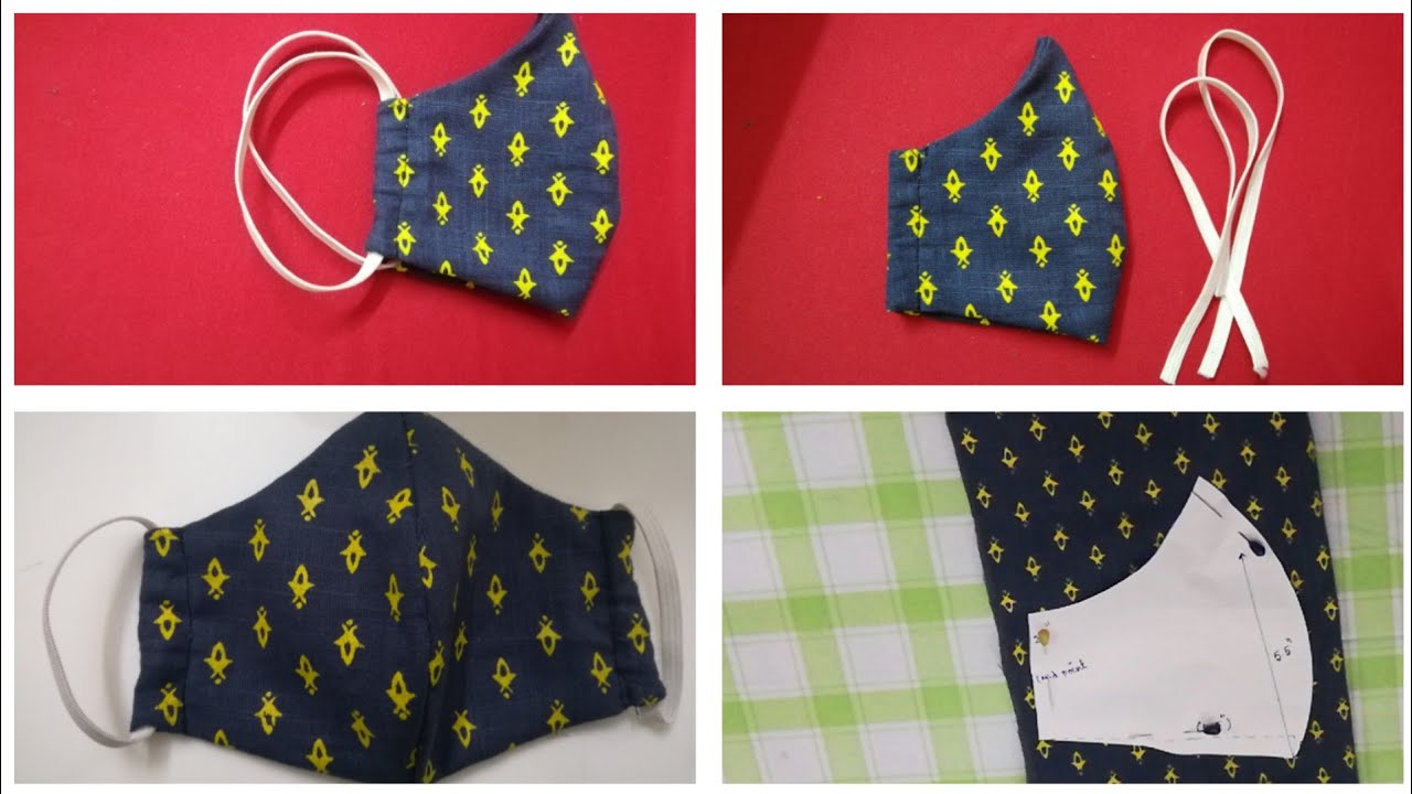 Adjustable strap kids mask | very easy steps | detailed measurement ...