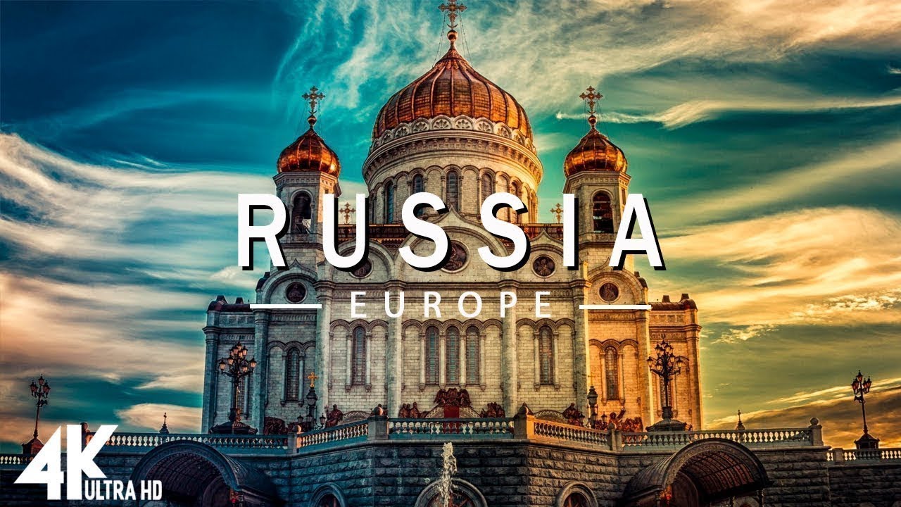 FLYING OVER RUSSIA (4K UHD) - Relaxing Music Along With Beautiful ...