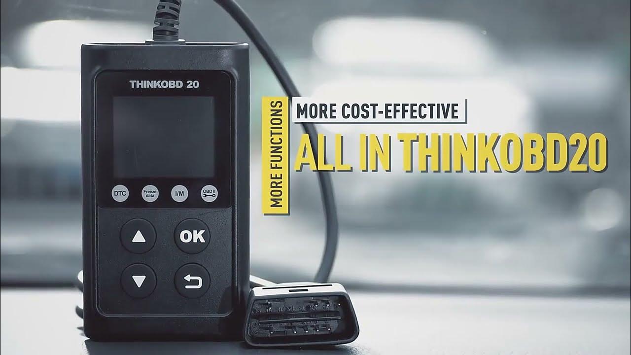 THINKCAR ThinkOBD 20 OBD2 Scanner Overview - GETOBDTOOL - YouTube