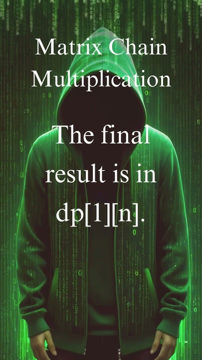 Matrix Chain Multiplication - YouTube