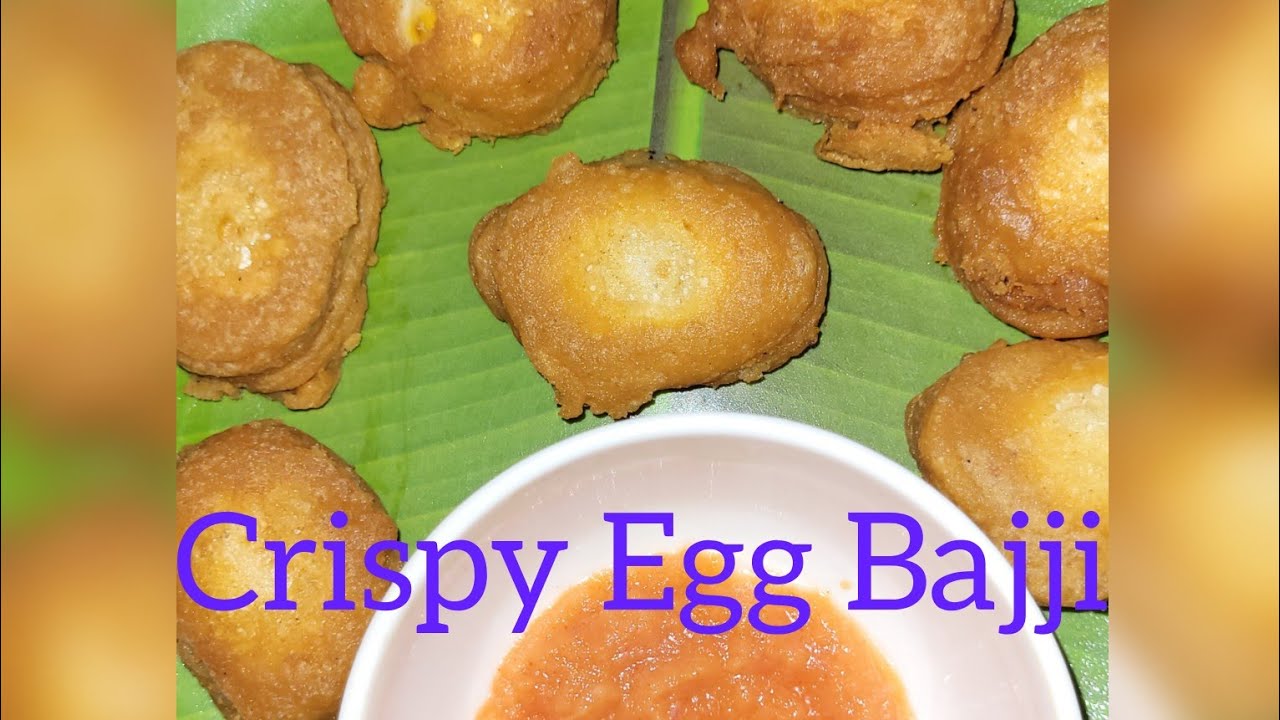 Crispy Egg Bajji Recipe | Easy Egg Fritters | Street Food Special - YouTube