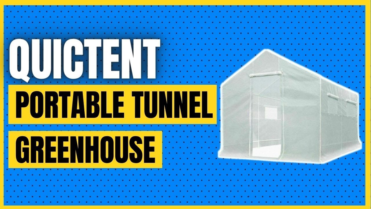 Quictent 10x9x8 ft Portable Tunnel Greenhouse - YouTube