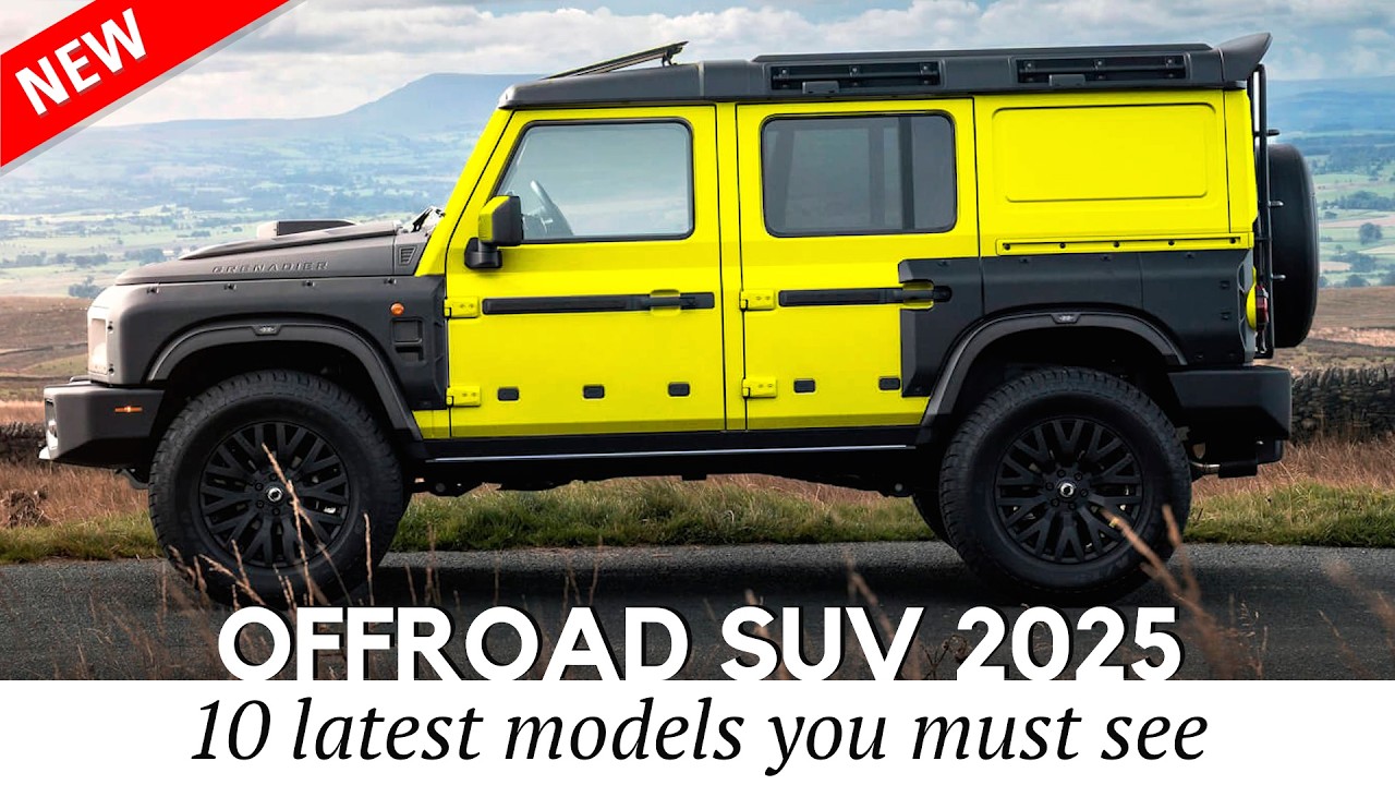 10 Upcoming Offroad SUVs for Muddy Trails & Sandy Backroads (2025-2026 ...