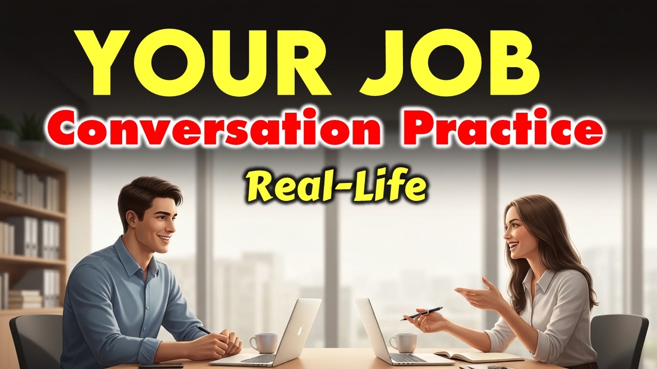 How to Talk About Your Job 👔 Conversation Practice for Real-Life ...