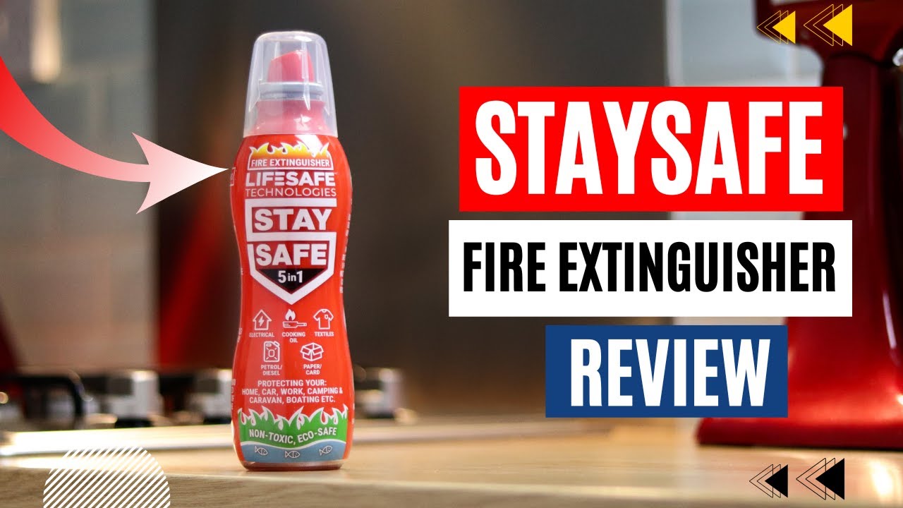 StaySafe 5-in-1 Fire Extinguisher - LifeSafe Technologies 😱 - YouTube