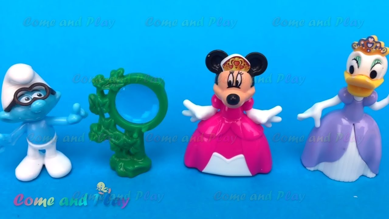 Super Surprise Toys with Minions Disney Daisy Duck and Smurfs Surprises ...