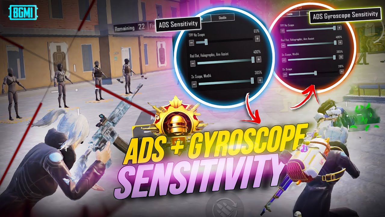 New🔥 ADS + Ads Gyroscope sensitivity settings All device’s | Bgmi Low ...