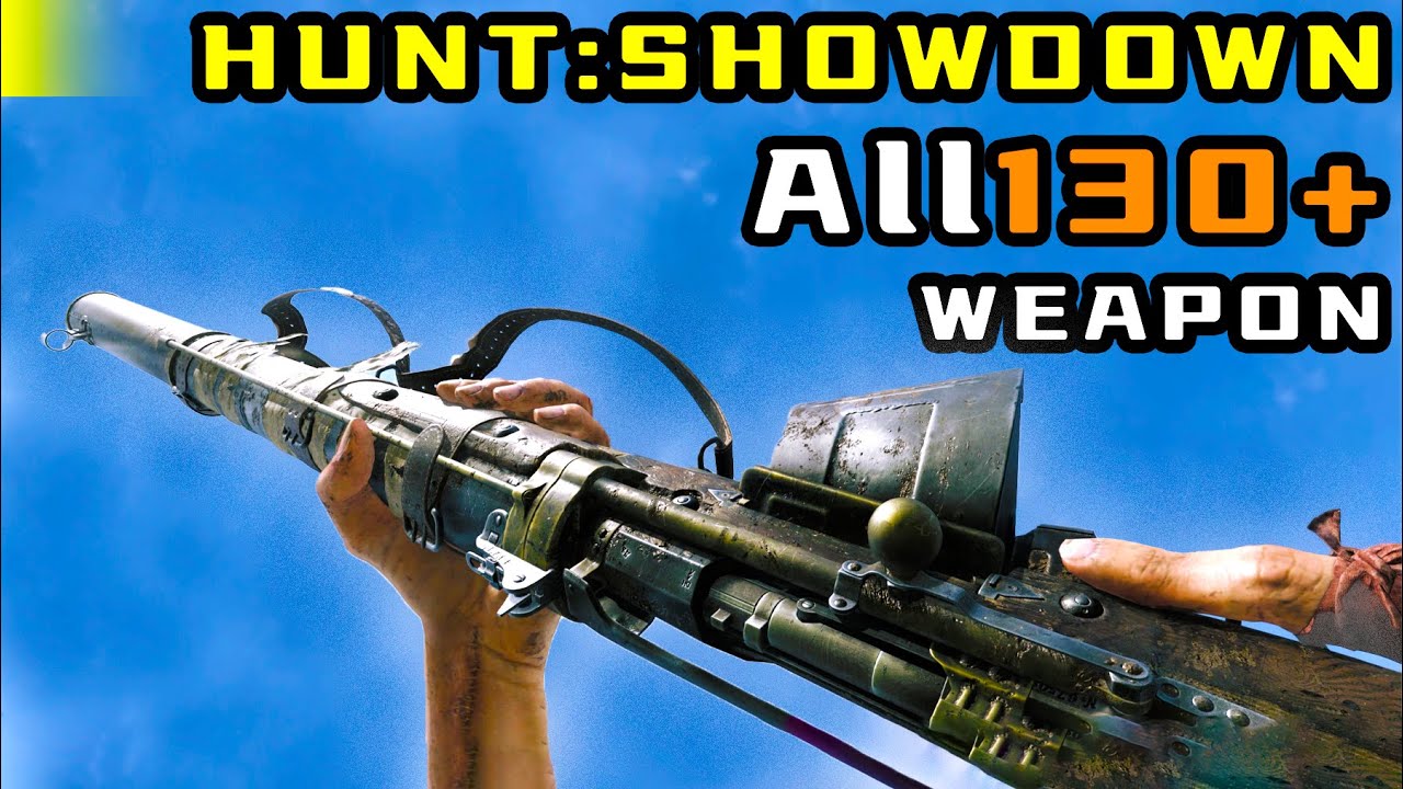 HUNT:SHOWDOWN - All 130+ Weapons Showcase | 2024 4K60 - YouTube