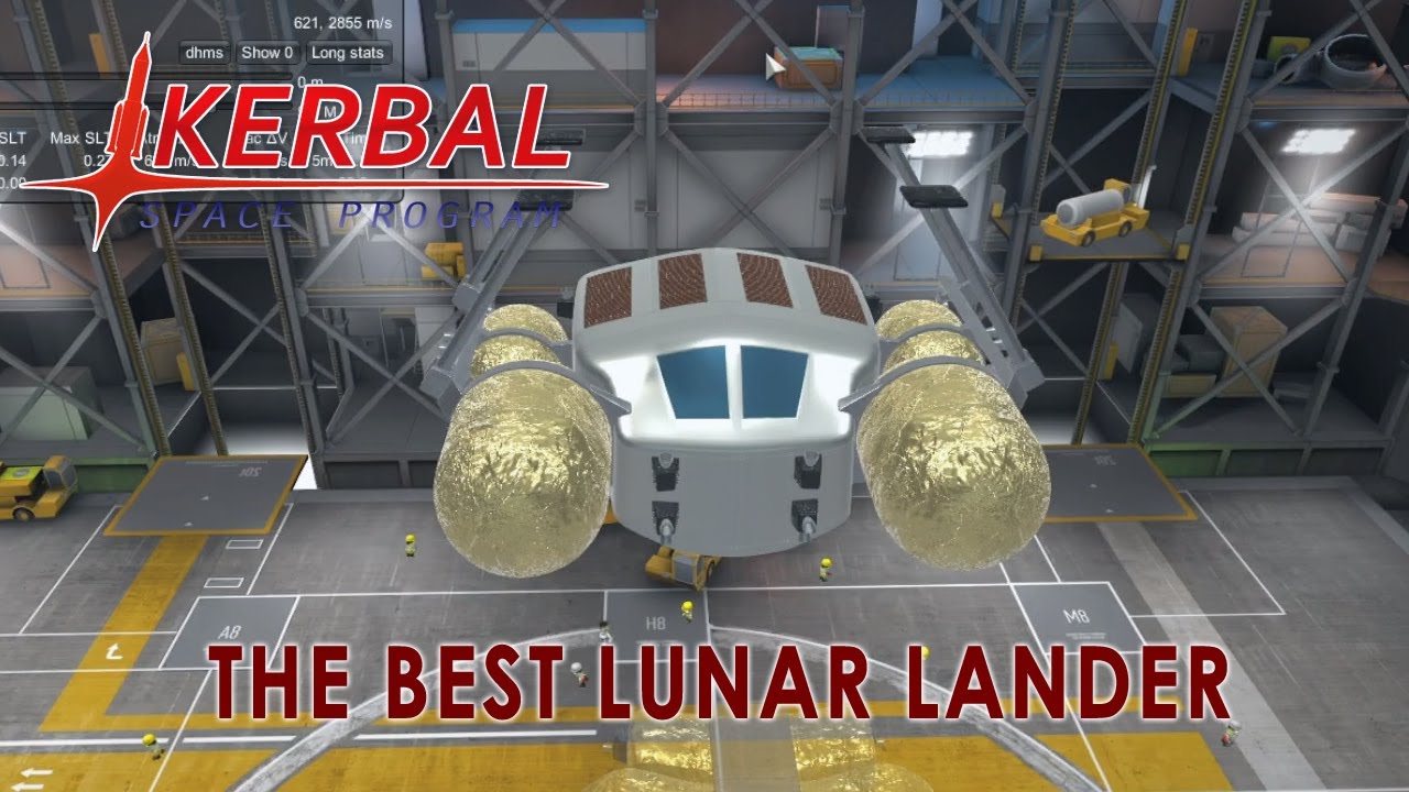 KSP 1.12 with RO - The Best Lunar Lander - YouTube