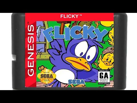 GamePlay G T LongPlay Flicky (Sega Mega Drive/Genesis) (Retro games ReView HD) (part 0173) - YouTube