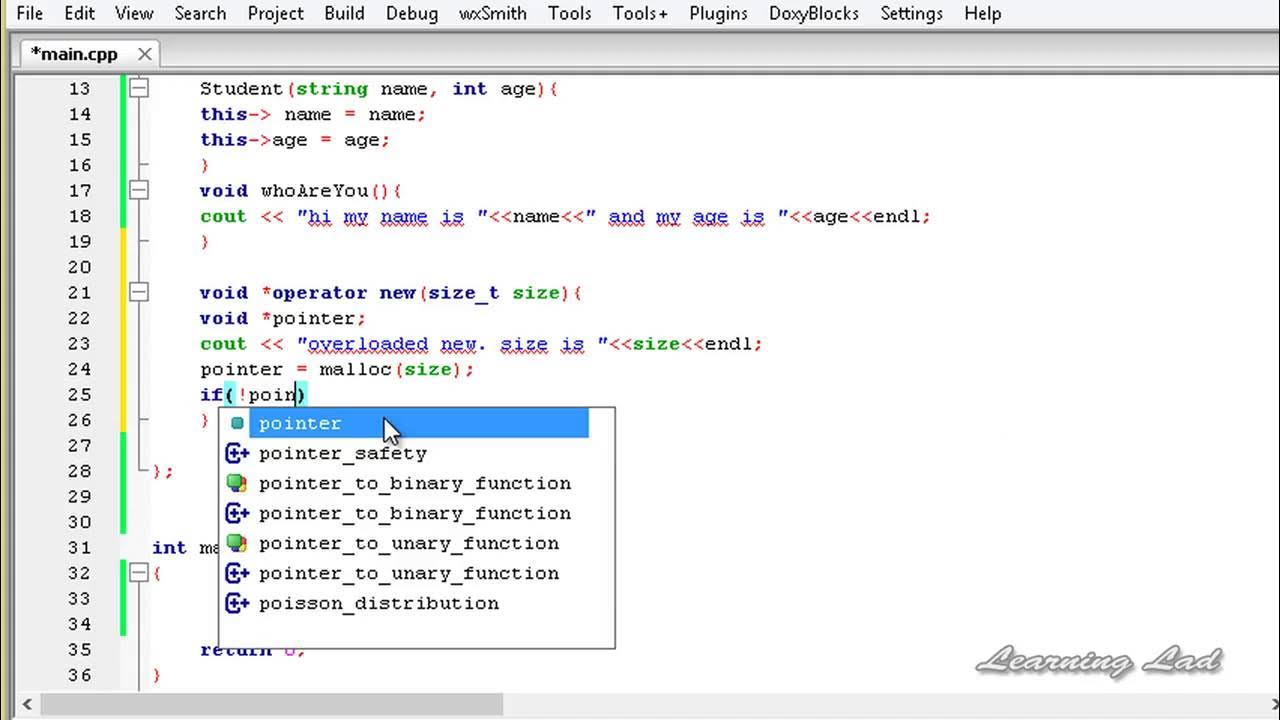 101 Overloading New and Delete Operators C++ Programming Video Tutorials - YouTube
