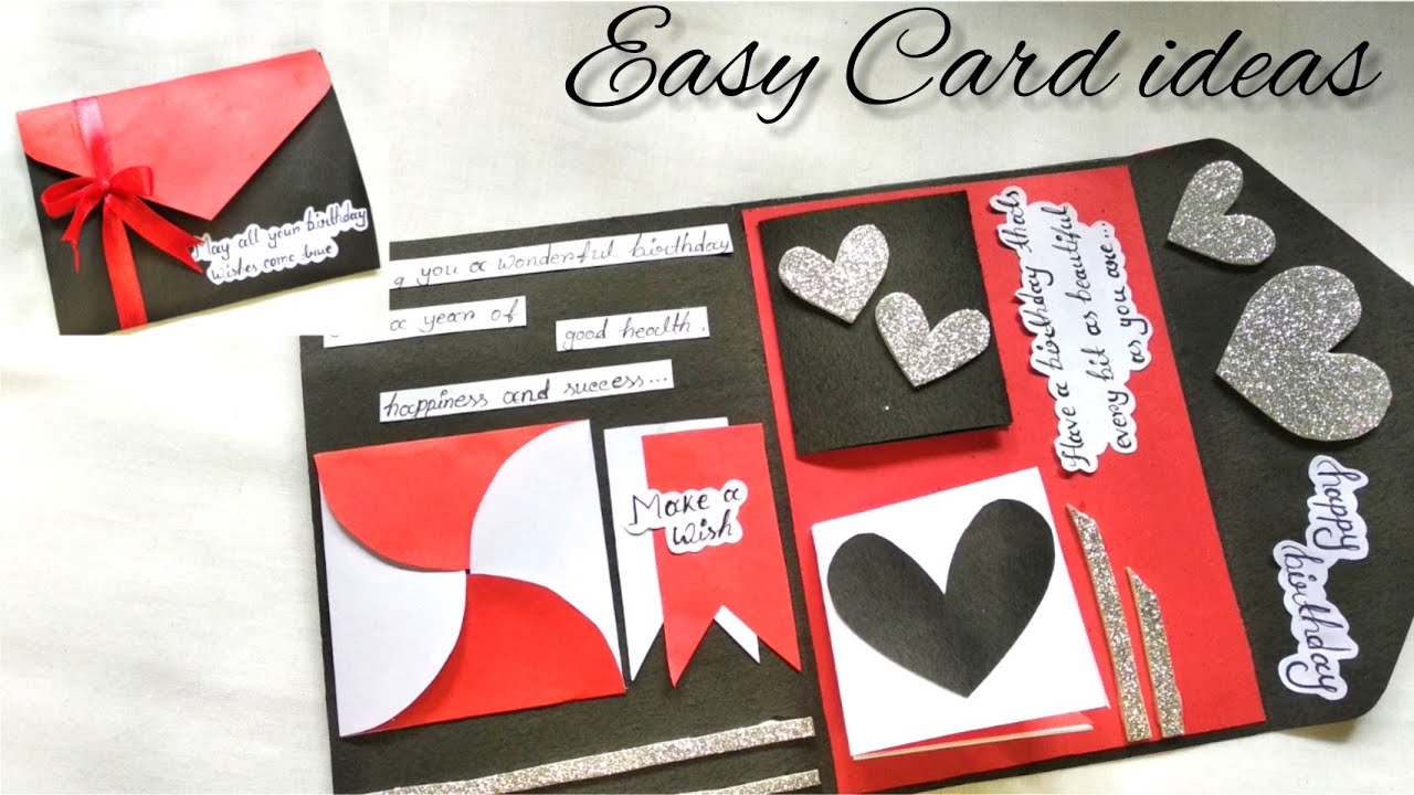 Beautiful Handmade Birthday Card | Birthday Greetings Card ideas ...