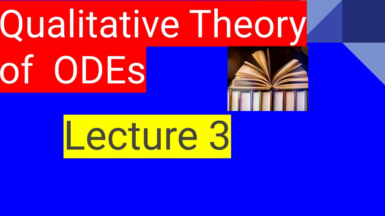 |Lecture 3| Existence and uniqueness of first order ODE - YouTube