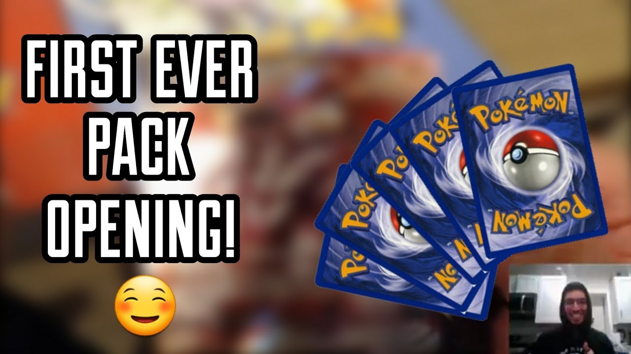 Pokemon Pack Opening: Pack Opening #1 "First Ever Pack Opening!" - YouTube