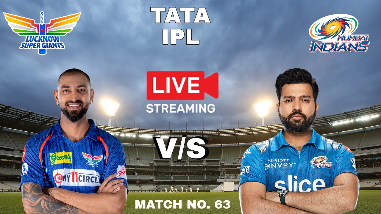 Live Match 🔴 | LSG VS MI Live | Match 62 | Gujarat | IPL Live Scores ...
