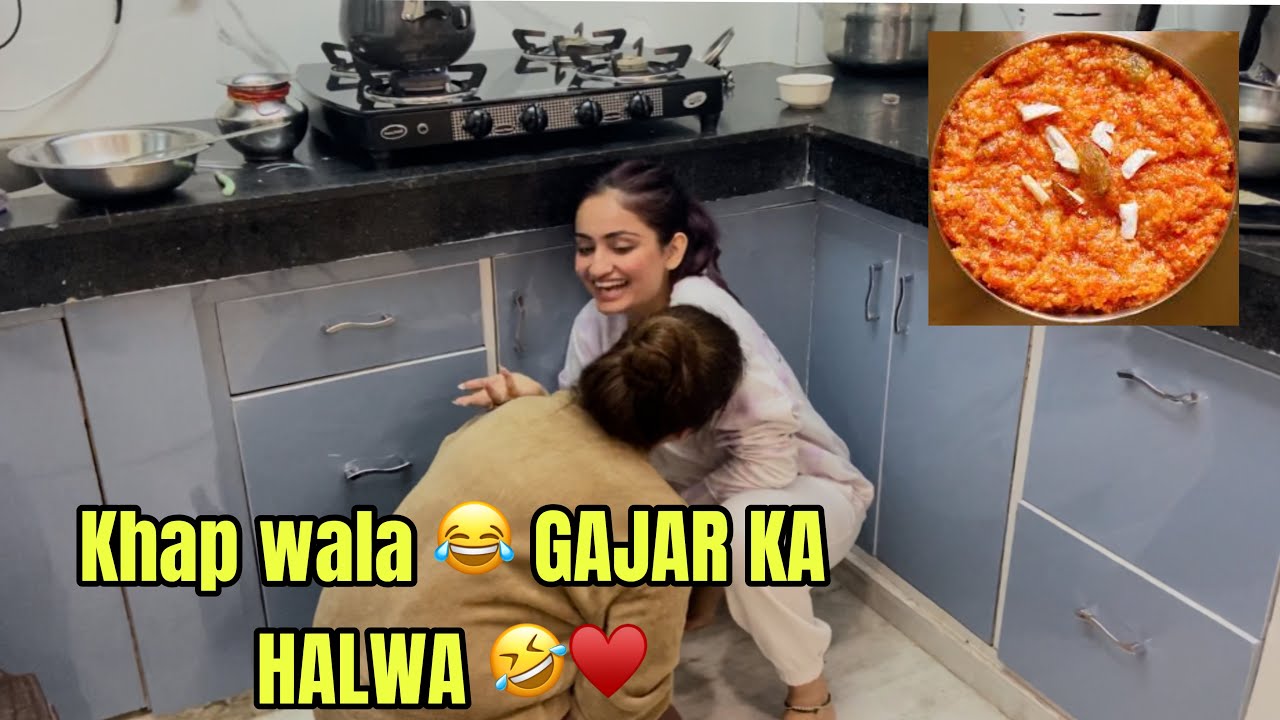 Khapp wala 😂 GAJAR KA HALWA 🤣♥️ || SUPER FUNNY VLOG 🤣 || RASHIKA SACHDEVA - YouTube
