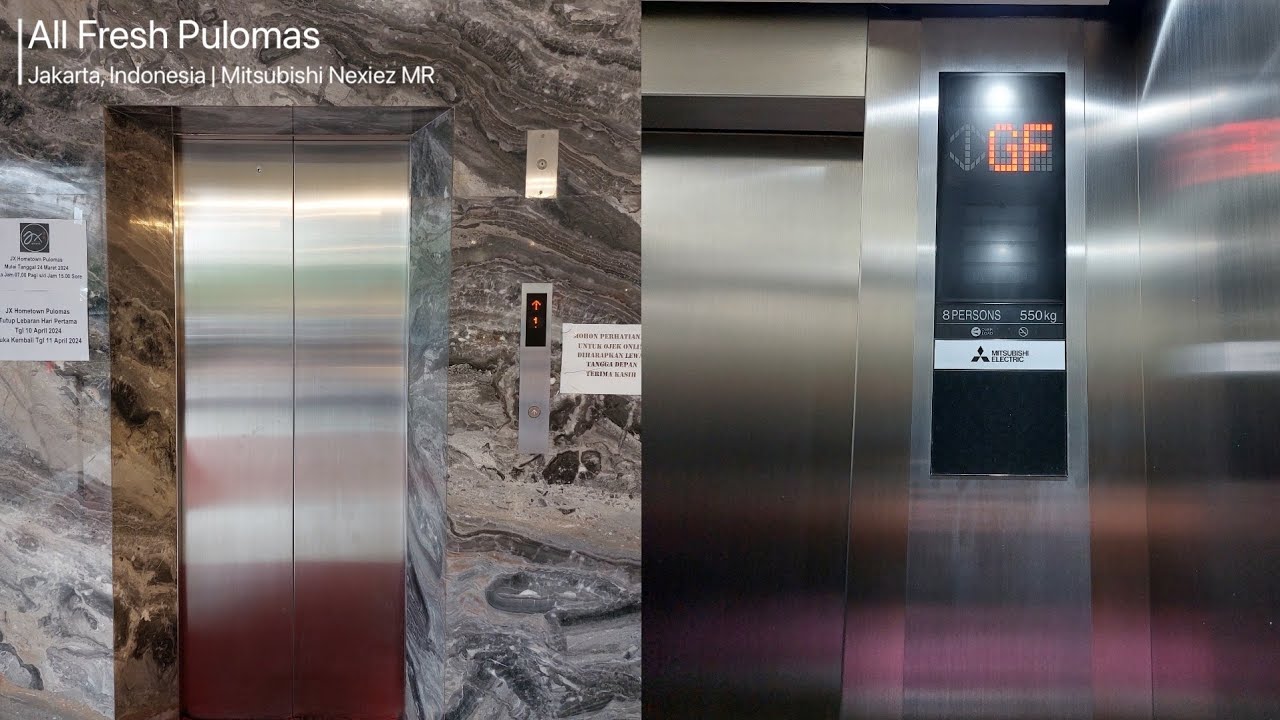 Mitsubishi Nexiez MR Traction Elevator at All Fresh Pulomas, Jakarta ...