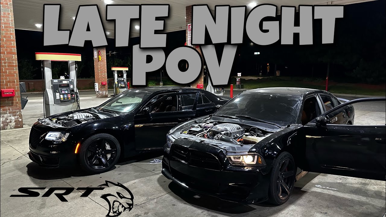LATE NIGHT HELLCAT POV WITH NO HOOD! - YouTube