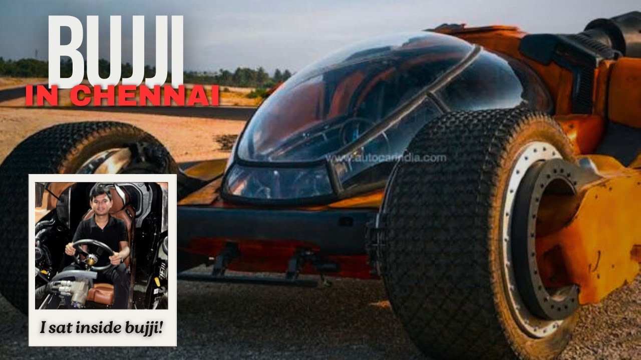 Bujji Car Kalki 2898 AD | I sat inside Bujji vehicle | Bujji in Chennai ...