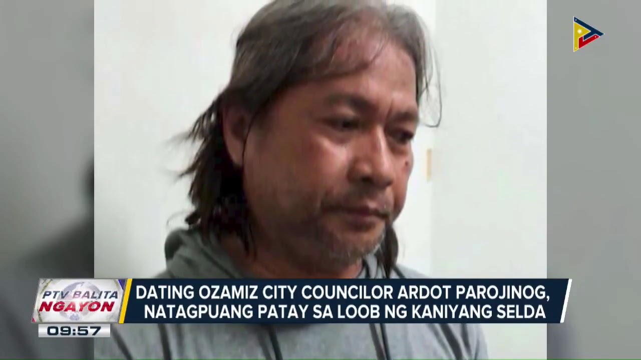 Dating Ozamiz City Councilor Ardot Parojinog, natagpuang patay sa loob ...
