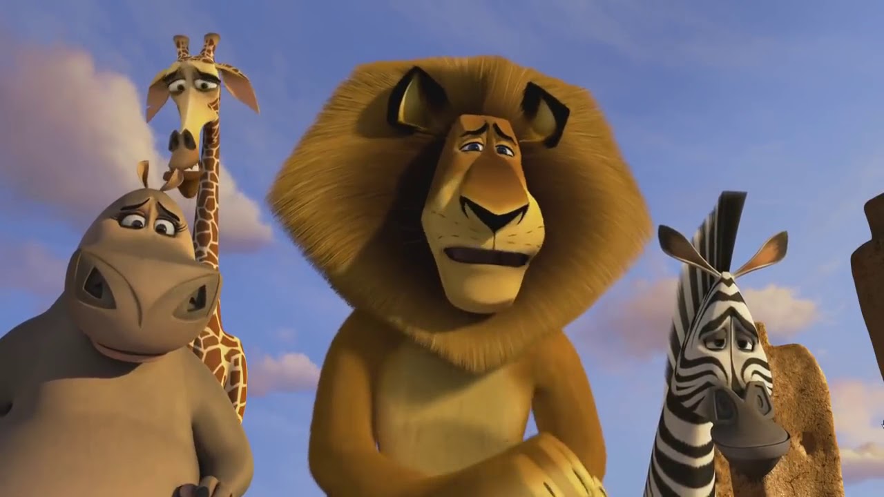 madagascar happy birthday scene - YouTube