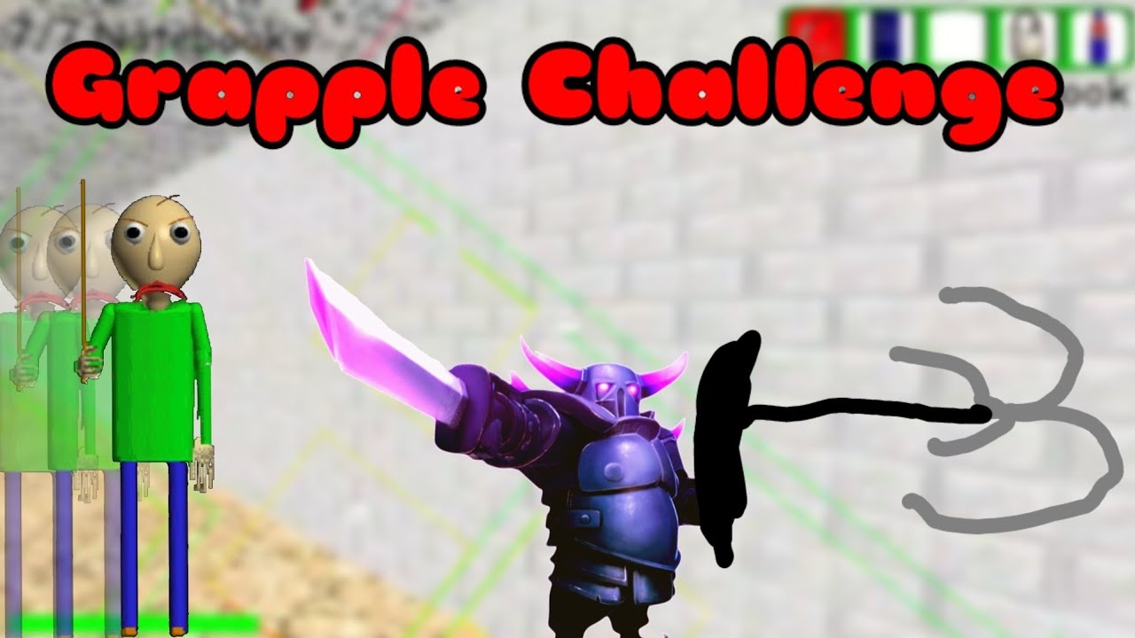 Baldi basic challenge demo Grapple Challenge - YouTube