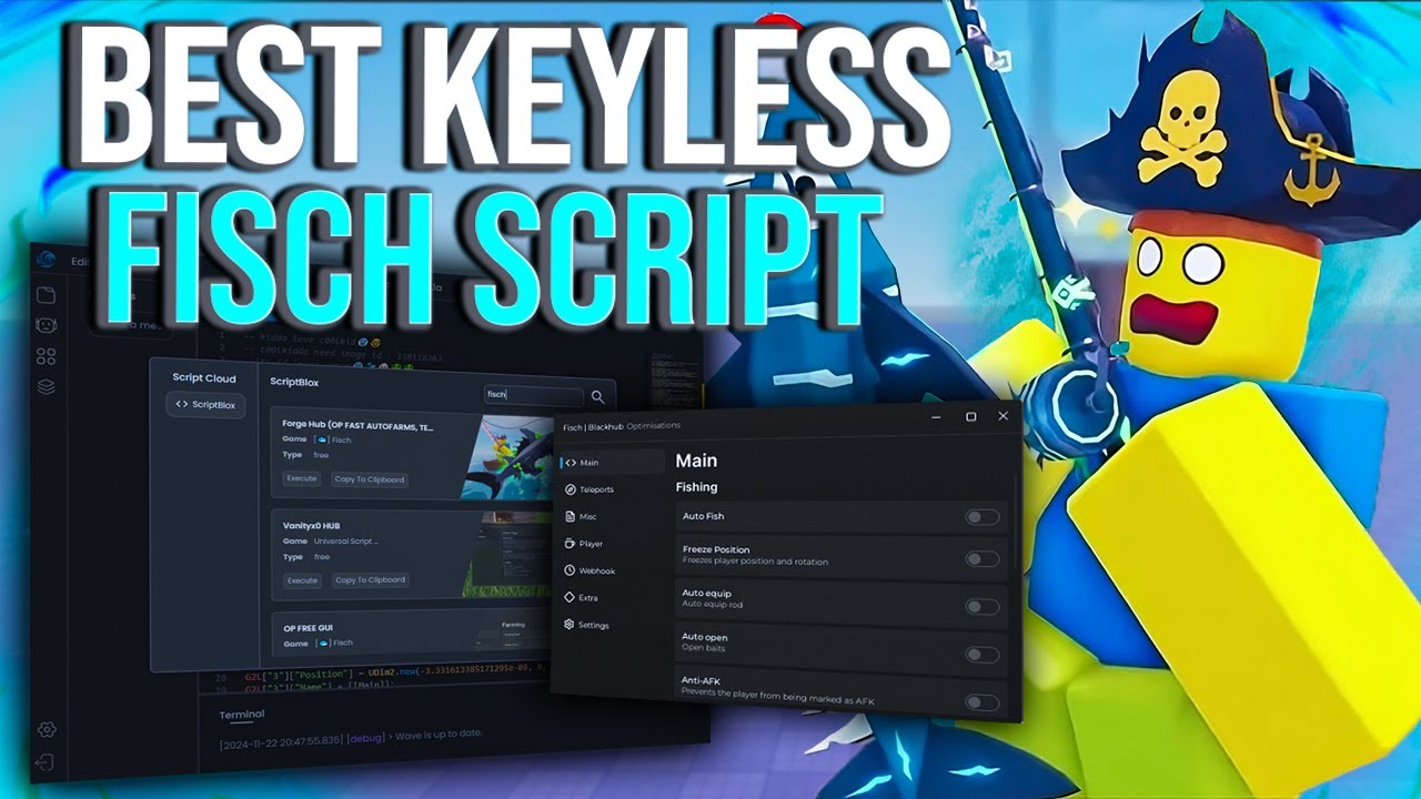 *NEW* Best KEYLESS Fisch Script | Dupe, Fastest Auto Fisch , Auto Sell ...