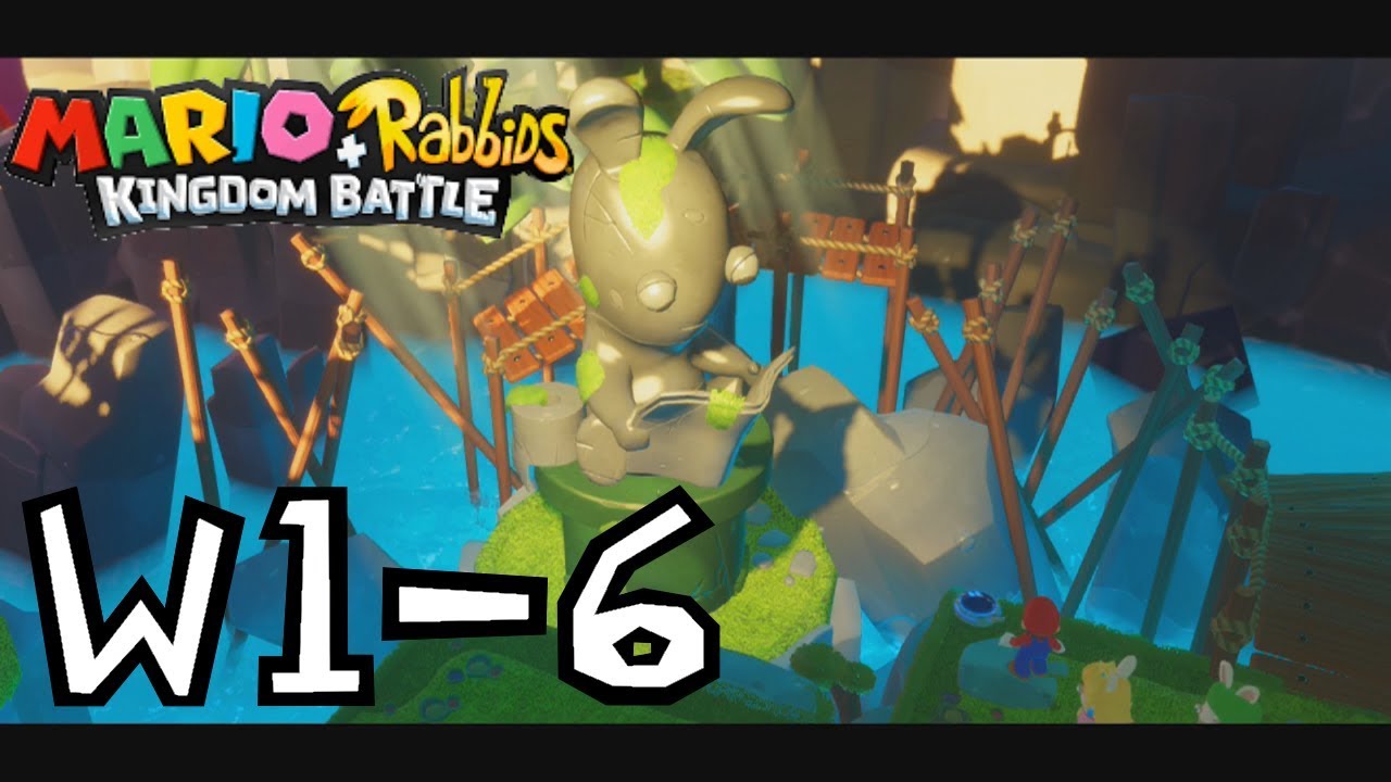 Mario + Rabbids Kingdom Battle | World 1-6 Ancient Gardens: On the ...