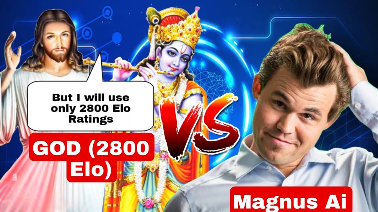 GOD Vs Magnus Carlsen Chess Game But God will use only 2800 Elo Points ...