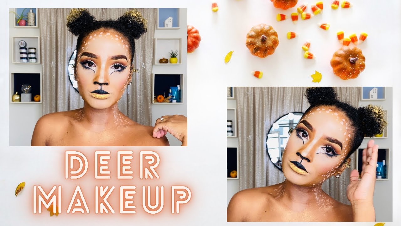 Como hacer Maquillaje de ciervo???/ deer makeup/ tutorial - YouTube