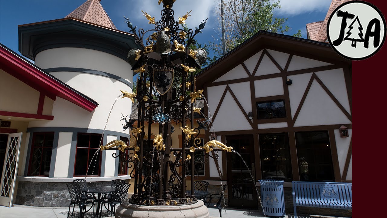 Checking Out The New Lagoon Biergarten Restaurants! - YouTube