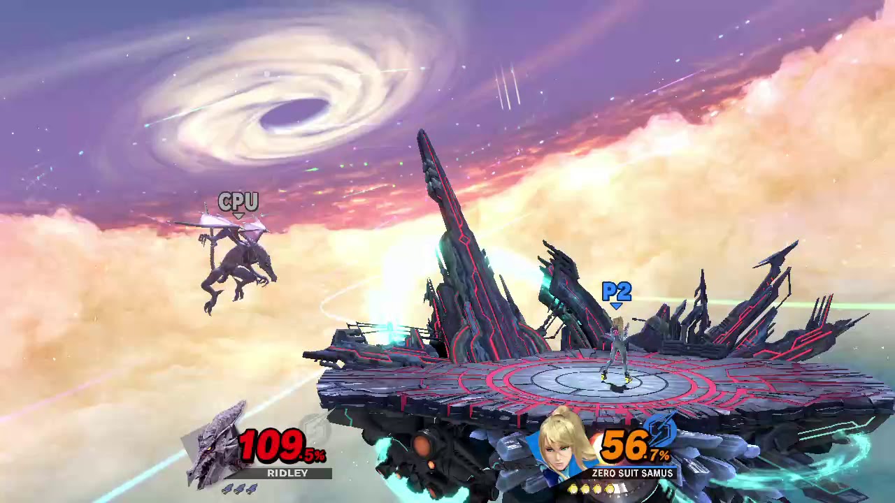 Super Smash Bros. Ultimate (Ridley Vs. Zero Suit Samus) - YouTube