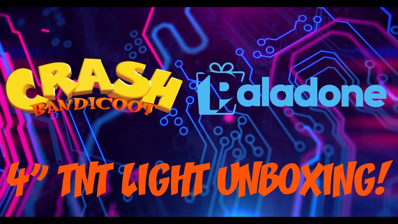 Crash Bandicoot 4" TNT Light Unboxing! - YouTube
