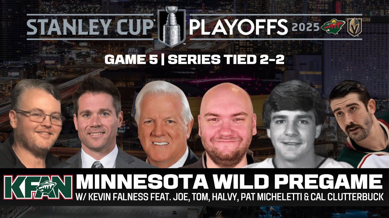 Minnesota Wild Pregame w/ Kevin Falness | Wild/Golden Knights Game 5 ...