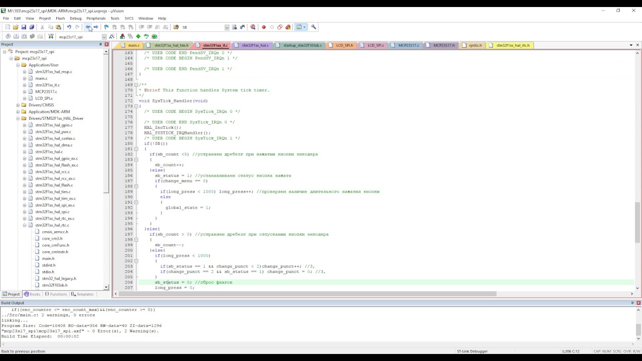 STM32F103C8T6 RTC Encoder Menu - YouTube