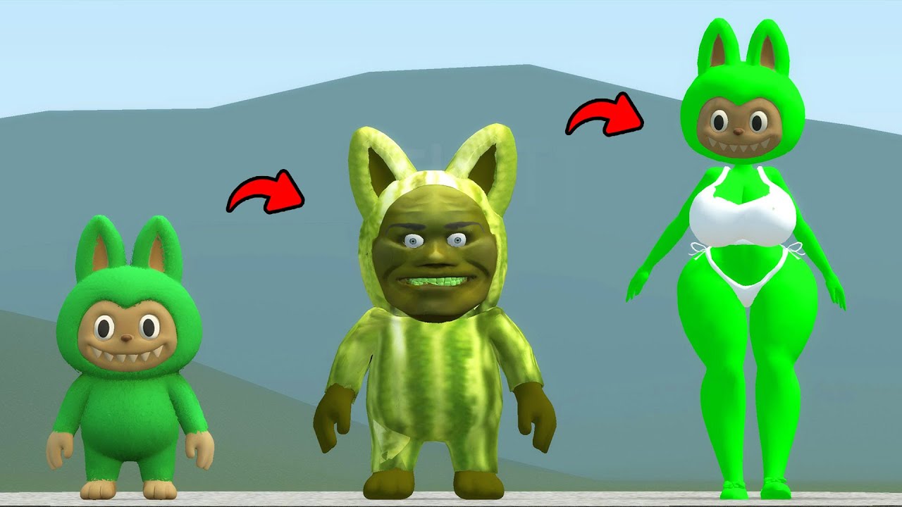 MISS LABUBU Lin Gang Melon Evolution in Garry's Mod! - YouTube