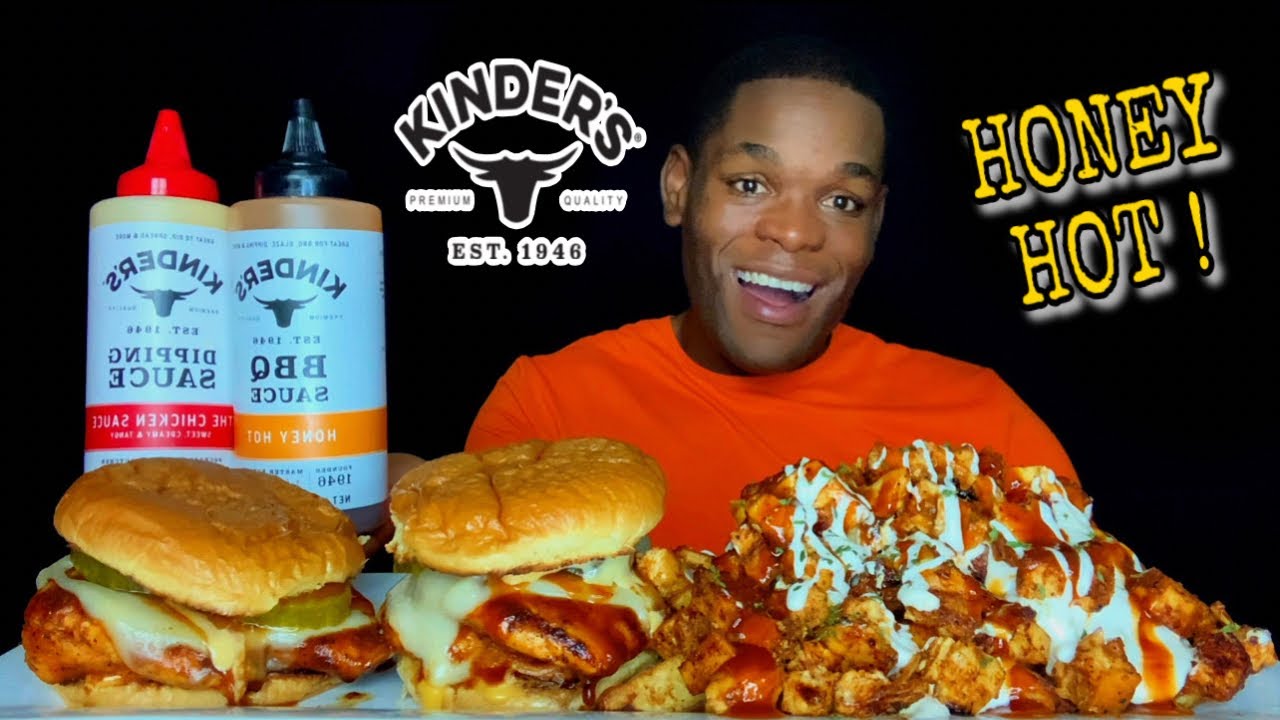 HONEY HOT CHICKEN SANDWICHES | LOADED CHICKEN CHEESE FRIES | KINDERS ...