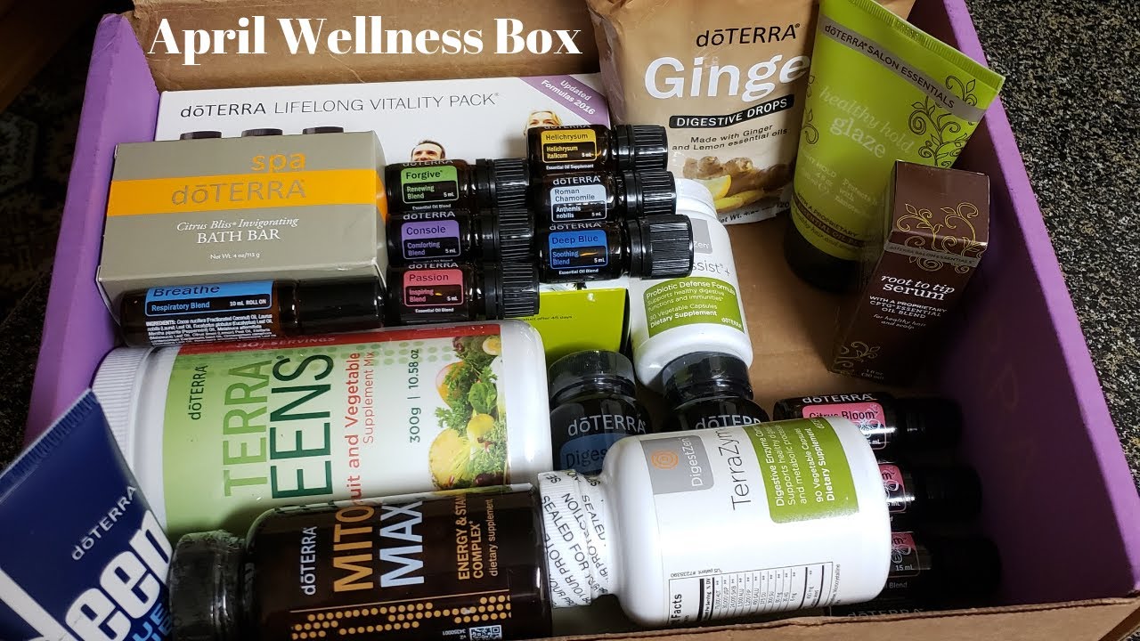 doTERRA Loyalty Rewards Program (LRP) order for April 2019 Wellness Box ...