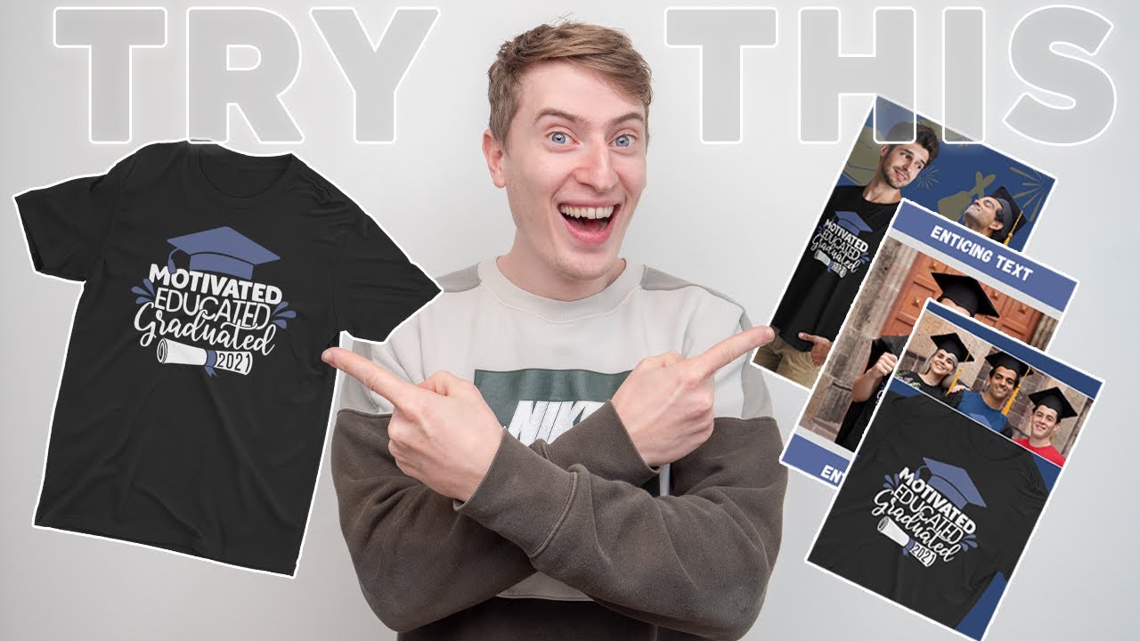 Create VIRAL Pinterest Pins with your Print on Demand T-shirt Designs ...