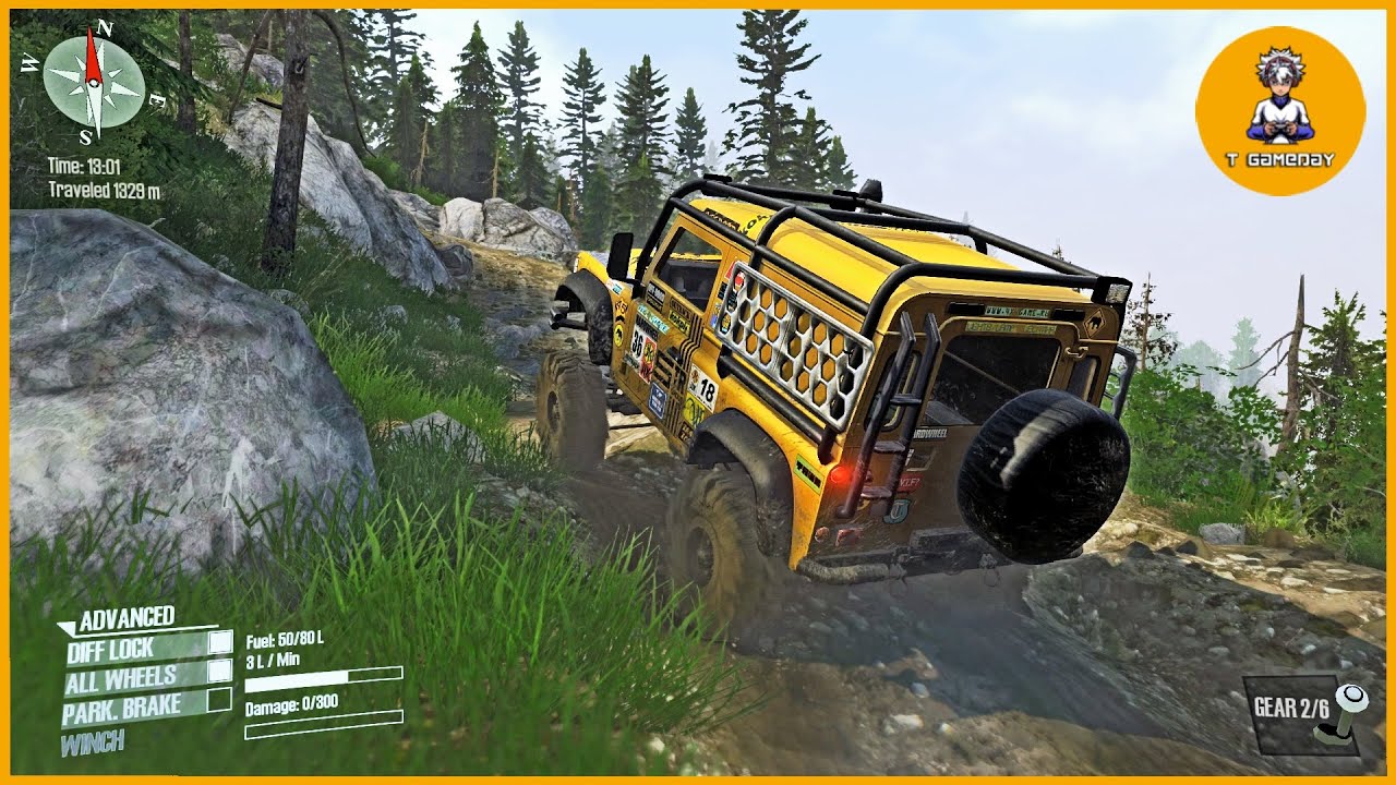 Off-Road Climbing Hill | Realistic Graphic Mod | Mud Runner - YouTube