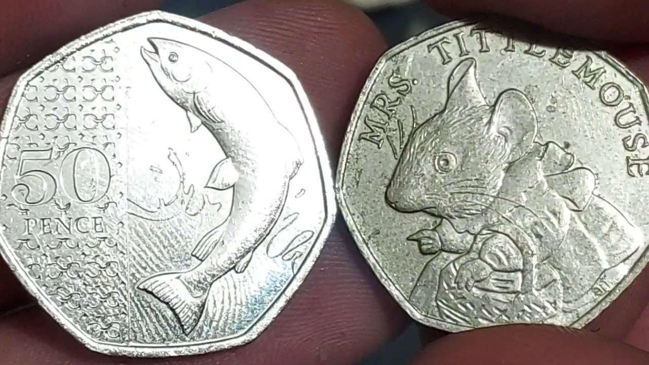 Fishing for Trout 50p coins £100 50p Coin Hunt BOOK4 - YouTube