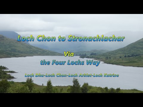 Four lochs way circular Loch Dhu-Loch Chon-Loch Arklet-Loch Katrine ...
