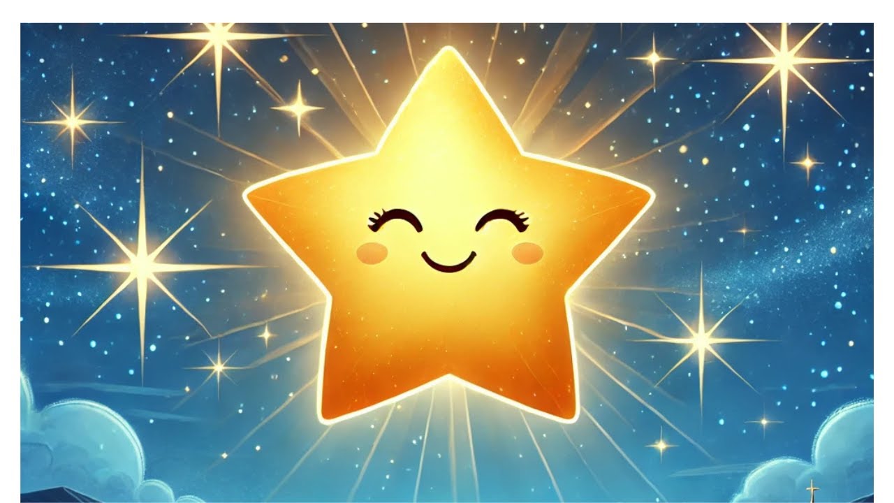 The Friendly Star || Twinkle Twinkle Little Star || Nursery rhymes for ...