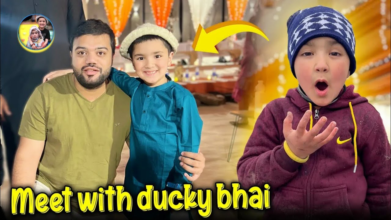 I met with ducky bhai/ducky bhai famous youtuber/shirazi village vlog ...